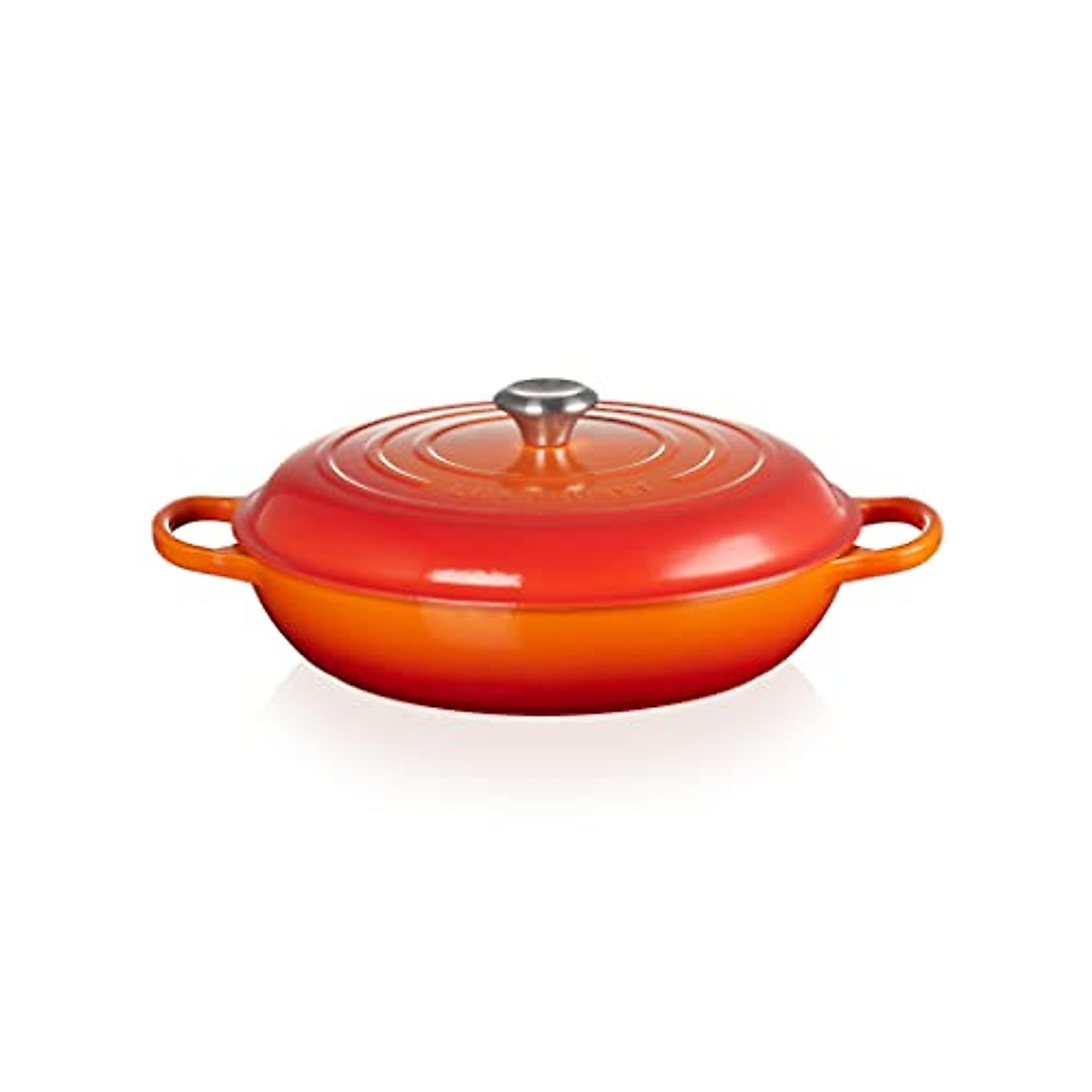 Le Creuset Enameled Cast Iron Signature Braiser, 5 qt. , Flame