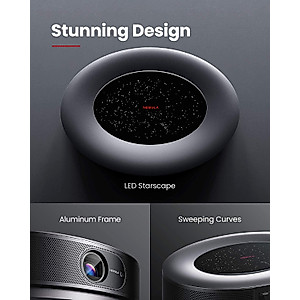 Anker Nebula Cosmos Max 4K UHD TV Home Theater/Entertainment Projector, Outdoor Projector, Android TV 9.0 with 5000+ Apps, 360° of True 3D Audio, HDR10, HLG, Dynamic Smoothing (Renewed)