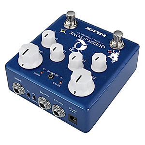 NUX NDO-6 Queen of Tone Dual Overdrive Pedal Stacked with Horseman and Morning Star