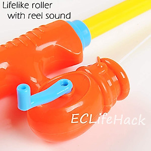 CozyBomB™ Magnetic Fishing Toy Pole 2 Pack for Replacement - No Fishes are Included - Bathtime Carnival Toddler Education Teaching - Fishing Poles Rod (X-Large)