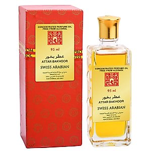 Swiss Arabian Attar Bakhoor - Luxury Products from Dubai - Long Lasting Personal Perfume Oil - A Seductive, Exceptionally Made, Signature Fragrance - The Luxurious Scent of Arabia - 3.2 oz