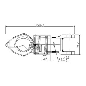 2-5/16" Adjustable Trailer Coupler with Trigger Latch SAE Class IV 12500 lb for Towing RV, Boat, Camper (Black) (12500LBS 2-5/16")