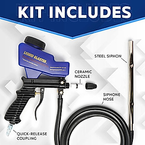 Premium Sandblaster, Oil Water Separator, Air Fittings Bundle