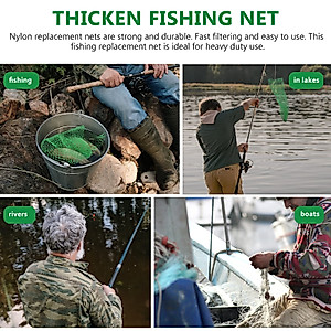 BESPORTBLE 1pc dip net Fishing baits Bait Fish net Floating Fish Keeper net fishnets mesh Fishing cage Fish Bait net Landing Net for Fishing Small Fishing Net Fishing Tool Nylon Strand Diving