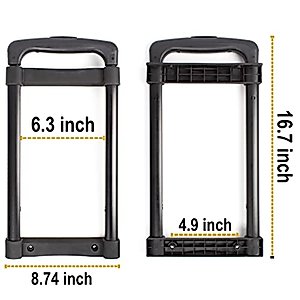 Cooler Replacement Handle for Igloo 50 and 60 Qt Coolers, Igloo Ice Cube Cooler Replacement Handle, Telescoping Handle for Island Breeze 50 and 60 Qt Roller Coolers