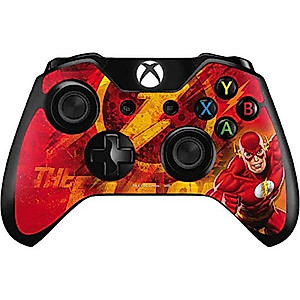 Skinit Decal Gaming Skin compatible with Xbox One Controller - Officially Licensed Warner Bros Ripped Flash Design