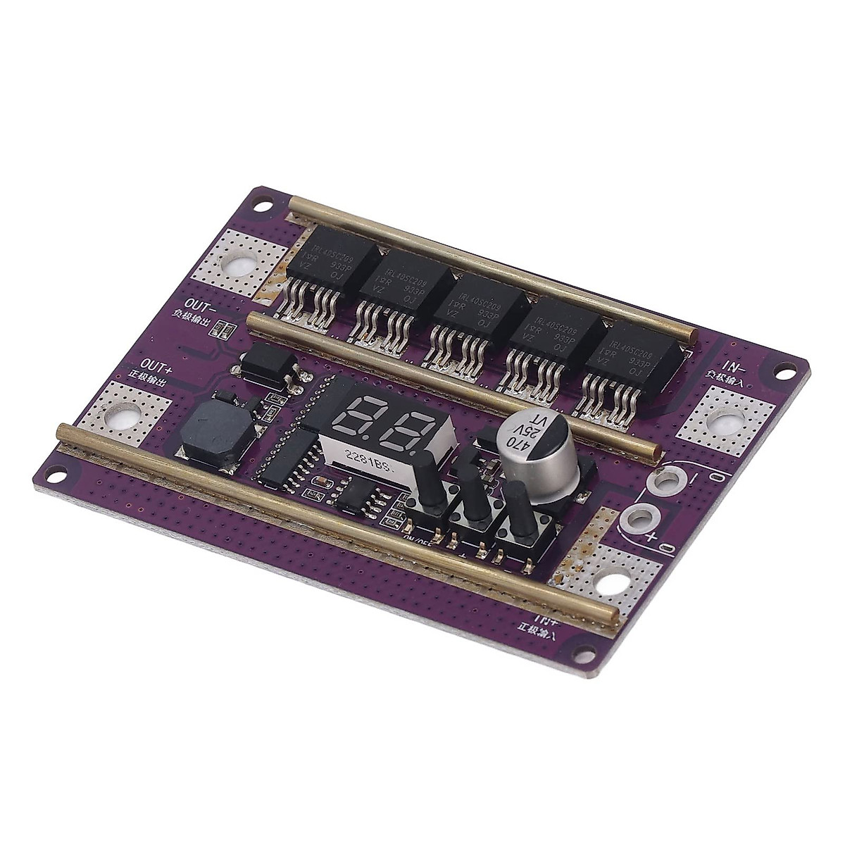 Spot Welder Board Digital Display Spot Welder Board Digital Display 99 Gears Adjustable High Power Output Spot Welding Machine Circuit Board 12V