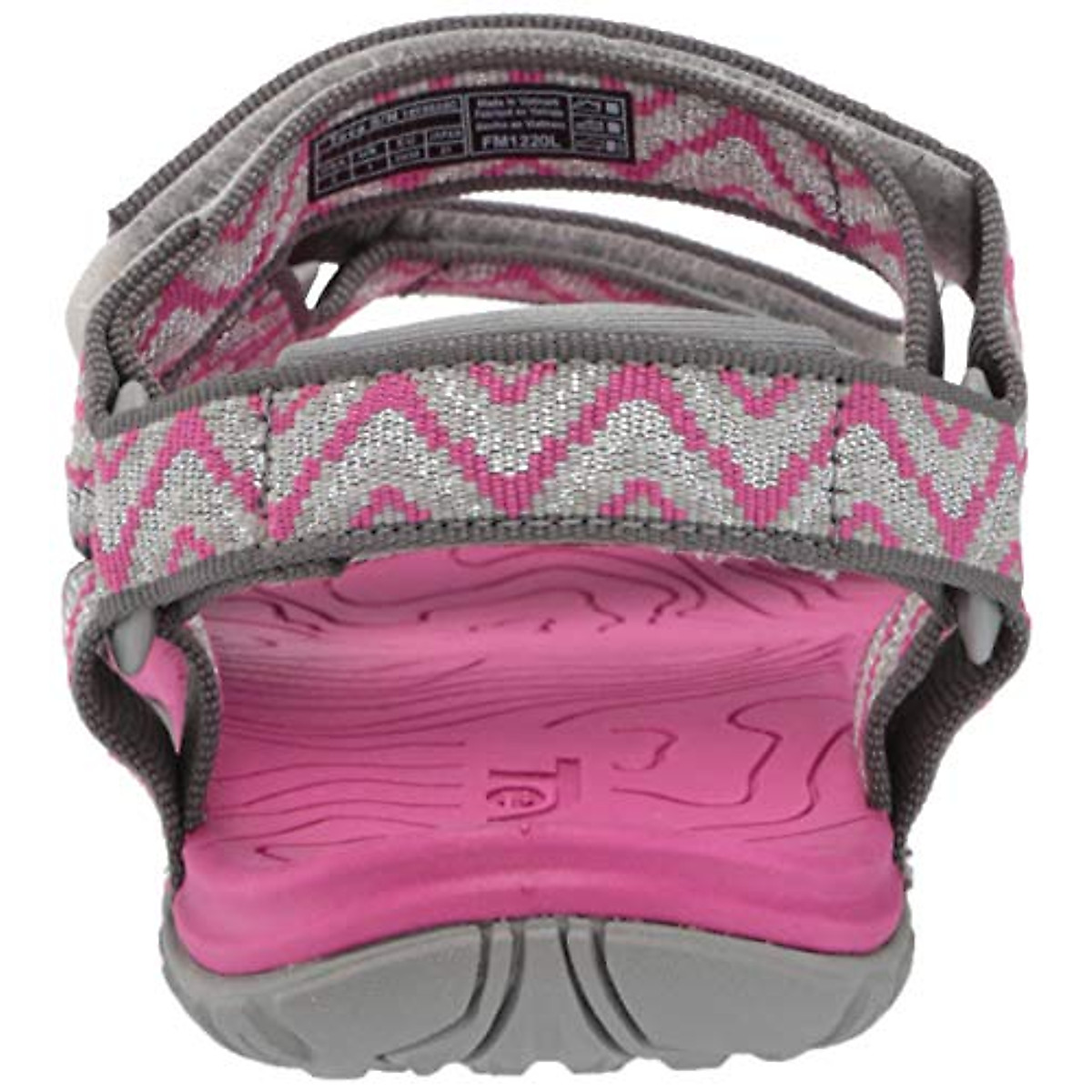 Teva Girls Hurricane 3 Sandal, Balboa Fucshia RED, 7 Toddler