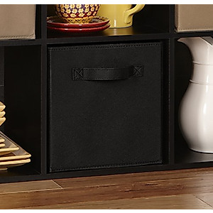 ClosetMaid 3784 Cubeicals Fabric Drawer, Black, 2-Pack