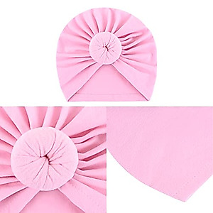 sockfun Baby Girl Headbands Baby Girl Beanie Newborn Girl Hats, Baby Girl Turban Top Knot Hat Baby Girls' Hats & Caps Baby Knot Headbands