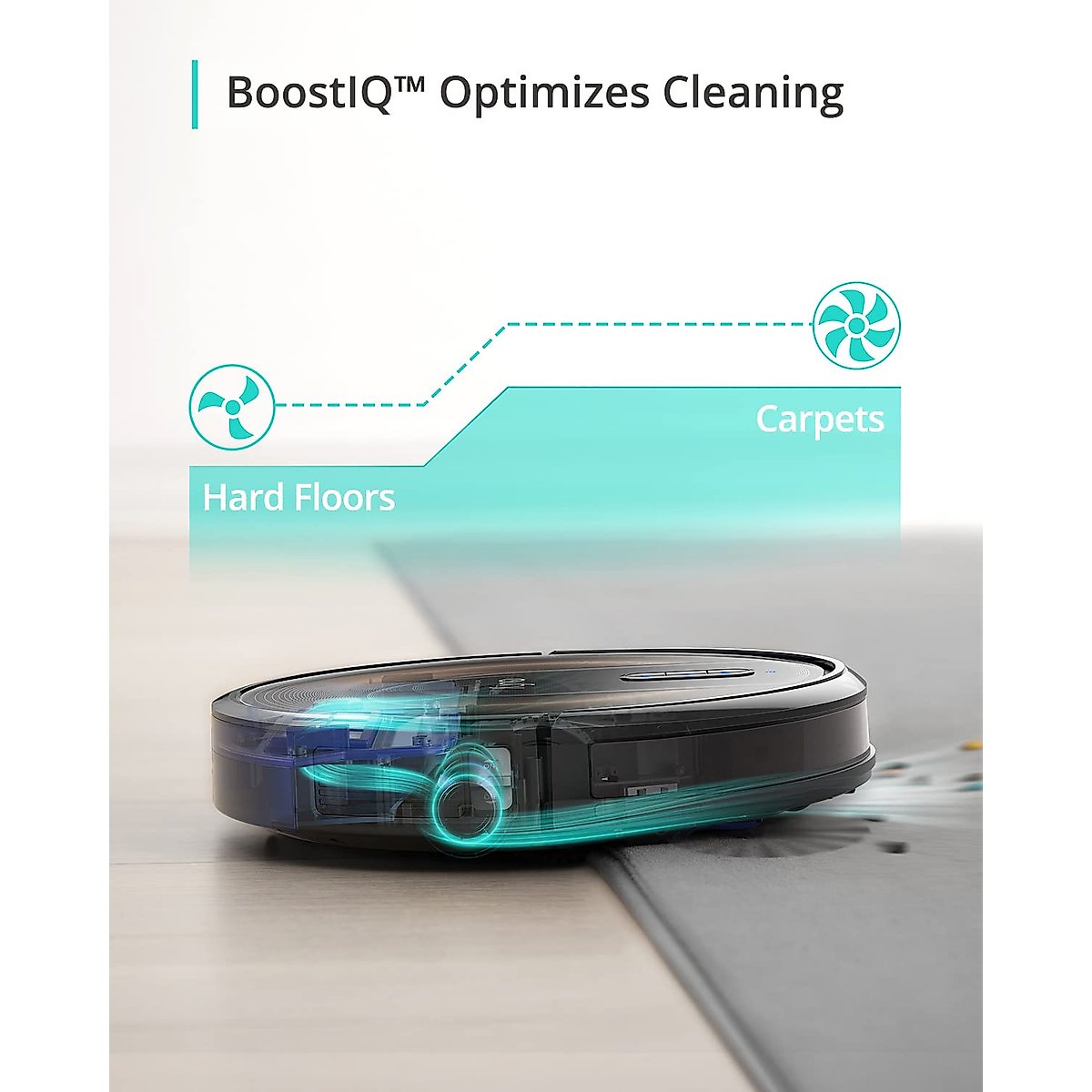 eufy by Anker, RoboVac G30 Edge, Robot Vacuum with Dynamic Navigation 2.0, 2000 Pa Suction, Wi-Fi, Boundary Strips, for Carpets and Hard Floors, Ideal for Pet Owners