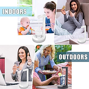 LED Bedside Water Dispenser,Desktop Water Bottle Dispenser,New Upgrade LED Light and Touch Buttons, Portable 5 Gallon Water Dispenser,with 7 Levels Pumping and Light,Suitable for Home, Office,