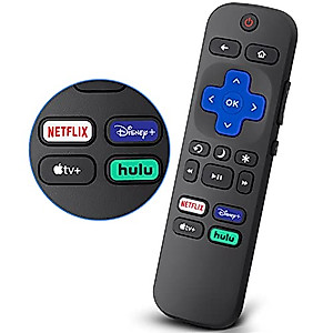 Swocny Universal Replacement Remote Compatible with Roku TV, for TCL/Hisense/Sharp/Philips/JVC/RCA/Magnavox/Sanyo/LG/Haier Roku TVs