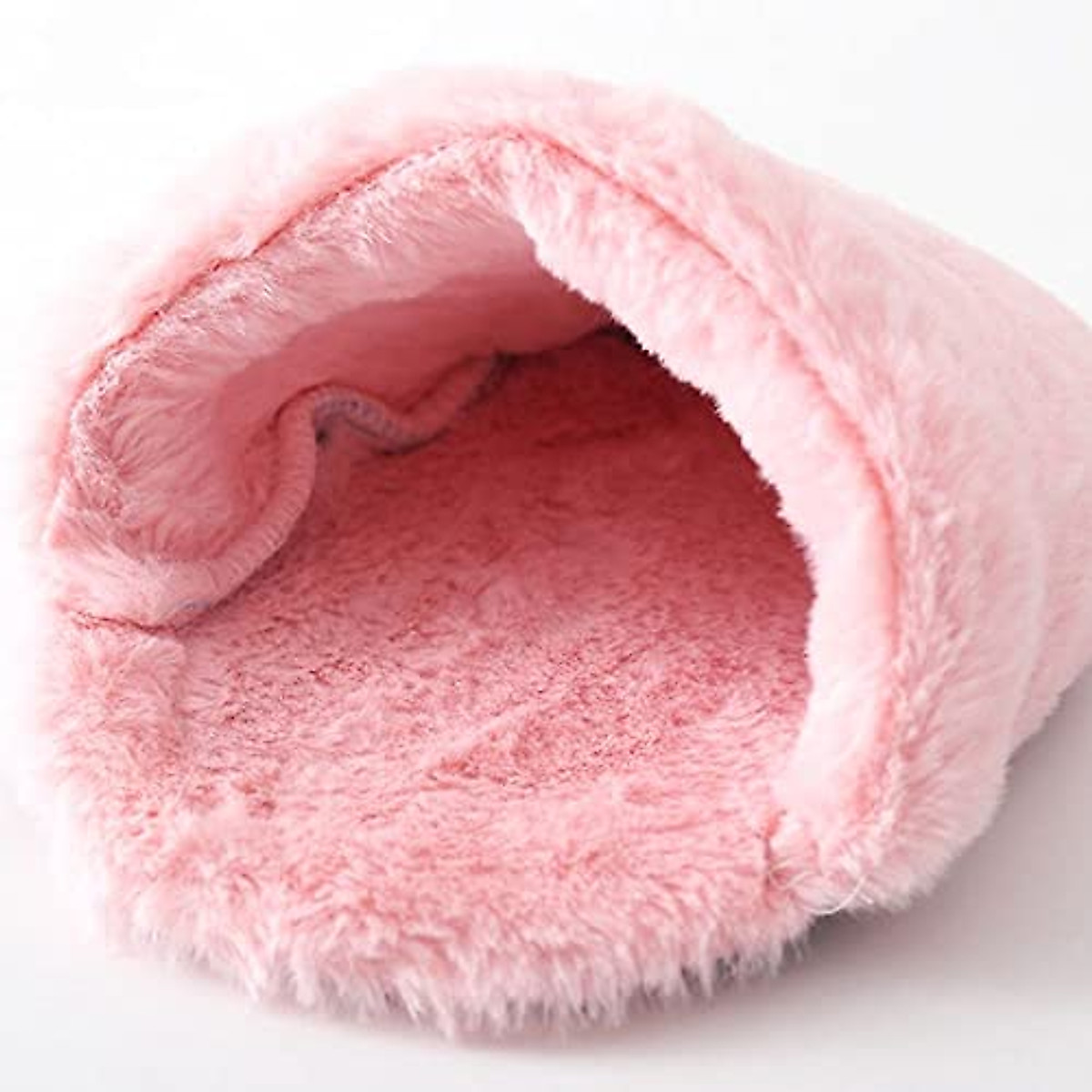 Soft Guinea Pig Nests, Cute Hamster Houses Warm Squirrel Sleeping Beds Small Animal Cotton Mats, Mini Pet Cages Winter Pet Accessories(S,Grey)