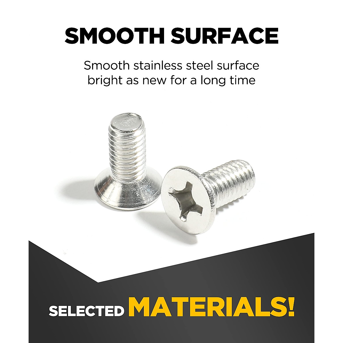 YAKEFLY 12 Packs Stainless Steel Brake Disc Rotor Screws for Front and Rear,Retaining Hardware Bolts Screw Kit,Screw Rotor Brake Disc Retaining 93600-06014-0H Replacement