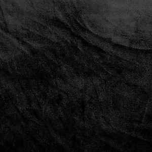 Solid Minky Plush Black, Fabric by the Yard