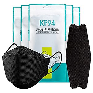hekarim 50 PCS KF94 Face_KF94_Mask, 4-Ply Filtеr KF94 Màsk BEF>94% FDẴ Certified