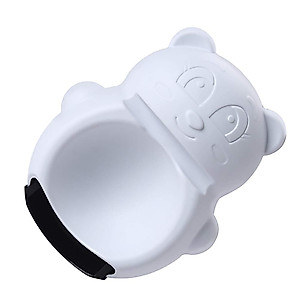 DOITOOL 1pc Fruit Plate Bowl Tv Lazy Fruit Bowl Cartoon Snack Holder Sushi Plate Cookies Chip Platter Decorative Candy Bowls Fun Shaped Dish Phone Stand Tray Fruit Tray Food White