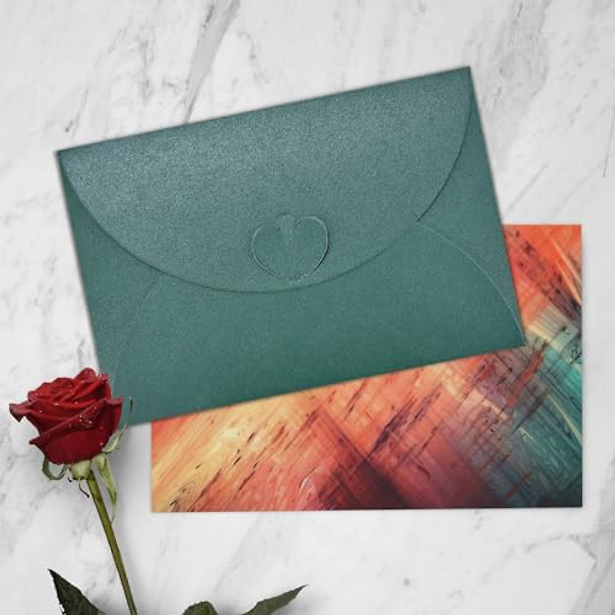 BONDIJ Greeting Cards With Envelopes Abstract Art Print Thank You Card Blank Cards For All Occasions Birthday Thank You Wedding Holiday Parties And More 4 X 6 In