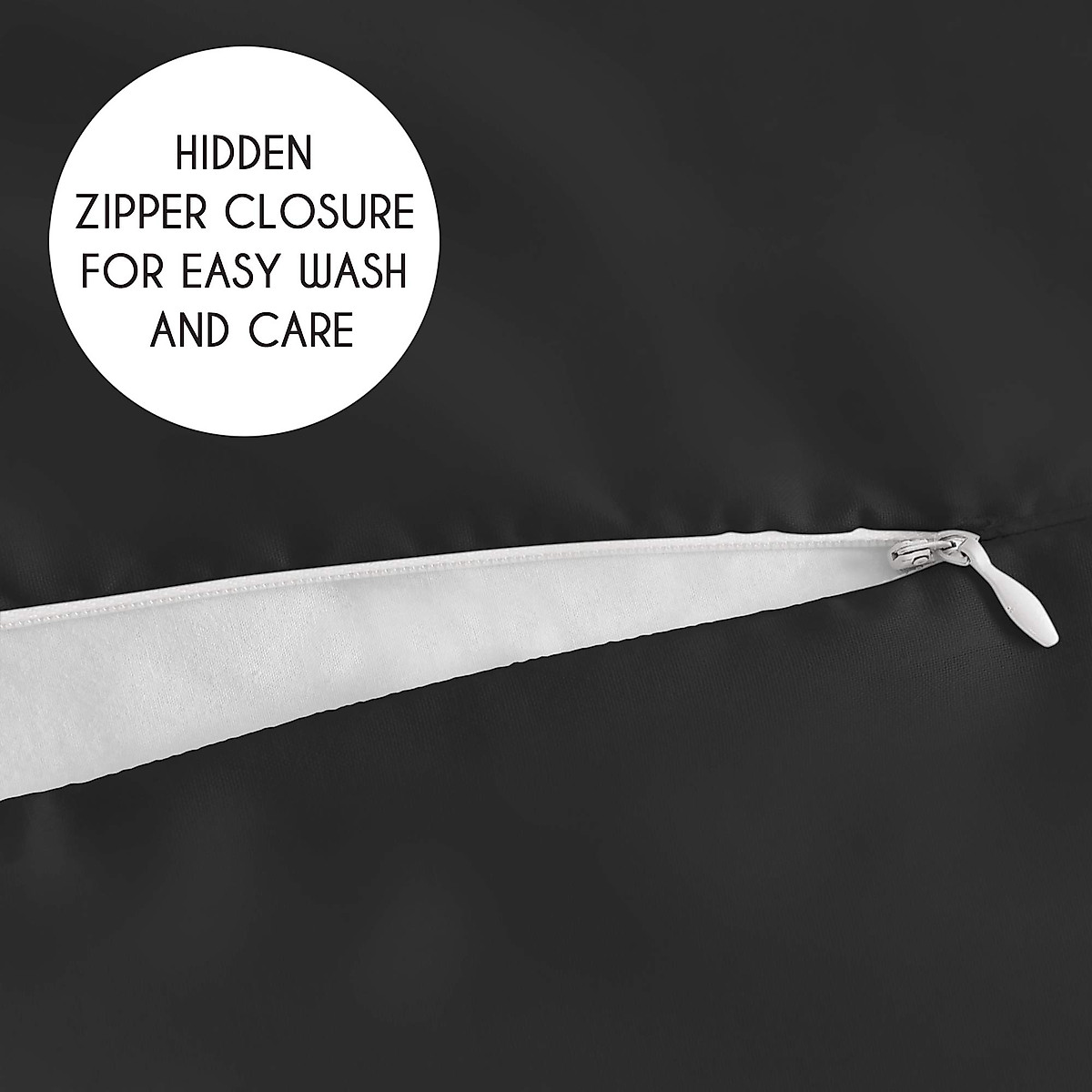 Sweet Jojo Designs Black and White Woodland Arrow Body Pillow Case Cover for Rustic Patch Collection (Pillow Not Included)