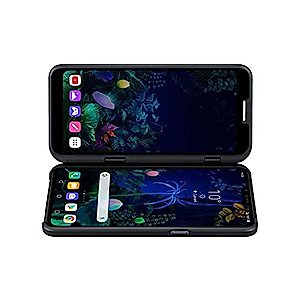 LG V50 Dual Screen Case - DualScreen 6.2" OLED FHD Display Case for LG V50 ThinQ 5G Smartphone, Original Cover LM505N (Case Only) - Black