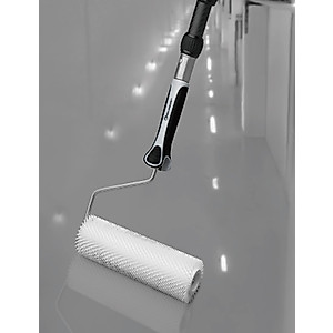 ROLLINGDOG Spike Roller-Epoxy Floor Spiked Roller for Self Leveling Concrete,Spiked Screeding Compound Roller for Cement Concrete Paint(230mm)