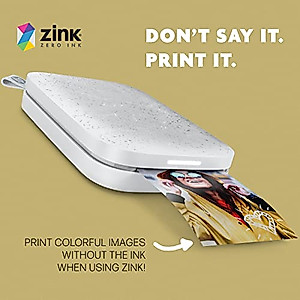 HP Sprocket 2x3" Premium Zink Sticky Back Photo Paper (20 Sheets) Compatible with HP Sprocket Photo Printers.