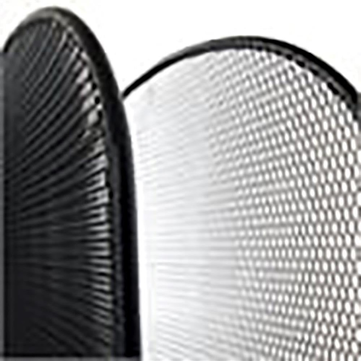 Scranton & Co Black Mesh Desk Organizer with 8 Upright Sections