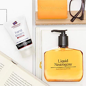 Neutrogena Liquid Fragrance-Free Gentle Facial Cleanser with Glycerin, Hypoallergenic & Oil-Free Mild Face Wash Unscented, 8 Fl Oz