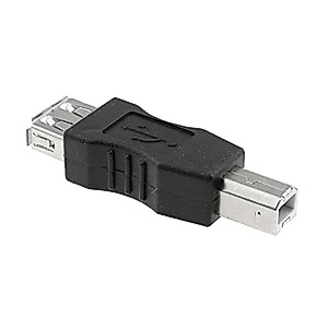 DGZZI USB 2.0 AF/BM Adapter 2PCS Type A Female to USB B Print Male Adapter Converter, Supports Data Transfer and Charging