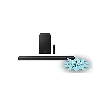 Samsung HW-Q600A 3.1.2 Ch Dolby Atmos Soundbar with Wireless Subwoofer with an Additional 1 Year Coverage by Epic Protect (2021)(USED)