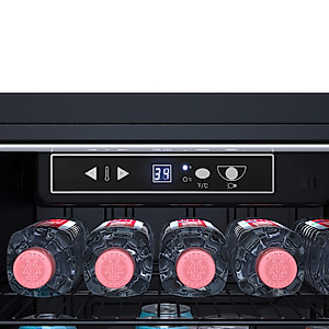 EdgeStar BWC121LT 18 Inch Wide 80 Can Capacity Ultra Low Temp Beverage Center - Stainless Steel