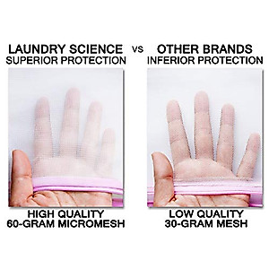 Premium Bra Wash Bags Laundry Bags for Bras Lingerie Delicates Regular Size (Set of 3)