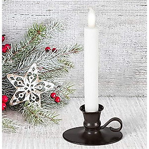 Mark Feldstein & Associates Flameless LED Taper Candle with Timer (Set of 2)