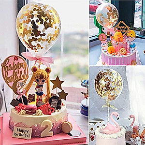 40 Pack Unicorn Latex Balloons For Arch Kit Column Garlands Banner Helium Confetti Balloons for Happy Birthday Party Wedding Celebrations Gold Rose Bulk Cute Party Decoration Supplies (12 Inch)