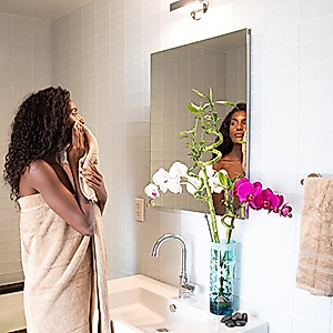 Mosobam 700 GSM Luxury Bamboo Viscose 8pc Large Oversized Bathroom Set, Light Taupe, 2 Bath Towels 30X58 2 Hand Towels 16X30 4 Face Washcloths (Wash Cloth) 13X13, Turkish Towel Sets, Quick Dry