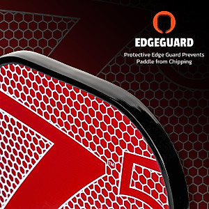 Onix Composite Z5 Pickleball Paddle, Red