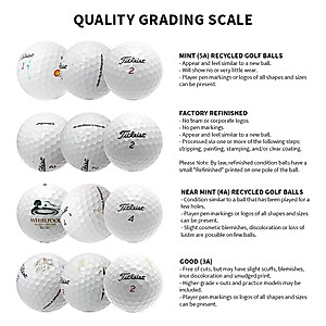 Orange Value Brand Mix Value Mint Quality Golf Balls - 24 Pack