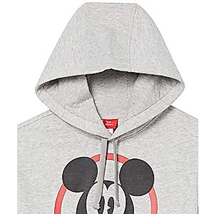 Amazon Essentials Disney | Marvel | Star Wars Men's Fleece Pullover Hoodie Sweatshirts (Available in Big & Tall), Mickey Classic, Medium