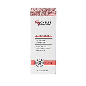 MyCHELLE Dermaceuticals Incredible Pumpkin Peel (1.2 Fl Oz) - Gentle Face Moisturizer with Pumpkin Seed Oil, Cloudberry Extract & Antioxidants - Moisturizes, Nourishes & Helps Strengthen Skin