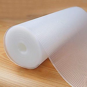Shelf Liner, Non-Slip Cabinet Liner, Washable Oil-Proof for Kitchen Cabinet, Shelves, Refrigerator, Storage, Desks, 14 Inches x 20 FT, Non Adhesive Drawers Liner… (14 Inches x 20 FT)