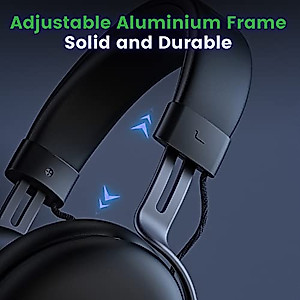 Jeecoo J100 Pro Gaming Headset - 7.1 Surround Sound, Detachable Noise Canceling Microphone, Lightweight & Ultra-Soft Cushion - for PS4 PS5 PC Switch Xbox One, Xbox Series X|S, Mobile