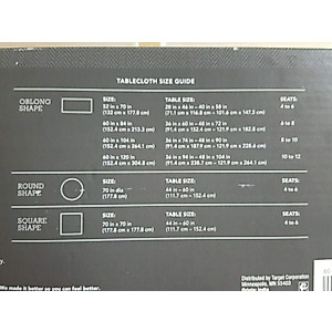 Threshold Tablecloth Chambray Hemstitch Red - 60 X 84 Oblong