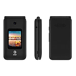 SIMBROS AT&T CINGULAR FLIP 4 SMARTFLIP IV U102AA 4G Phone for AT&T ONLY Complete with At&t Sim Card sim Key