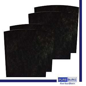 PUREBURG Replacement True HEPA Filter Set Compatible with LivePure LP-HF550 LP-PF150 Fits LivePure LP550TH Bali Multi-Room Air Purifier,H13 Activated Carbon