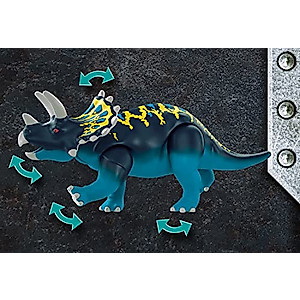 Playmobil Dino Rise Triceratops: Battle for The Legendary Stones
