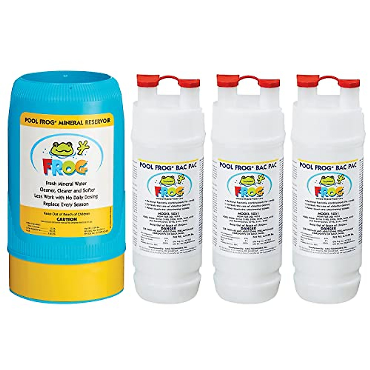 Pool FROG® Mineral Reservoir 6100 + 3 Pool FROG Bac Pacs®