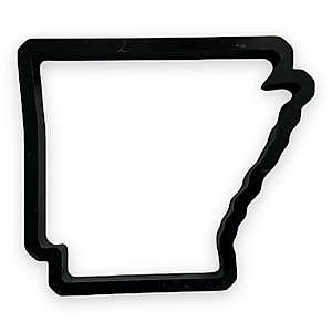 Arkansas State Cookie Cutter with Easy to Push Design (4 inch)