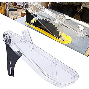 Stand Table Saw Protective Cover-Table Saw Protective Covers-Table saw dust cover-table saw blade guard-Anti Dust Case Clear Plastic Guard for 6-12 Inch Saw (R-shaped universal 6-10in)