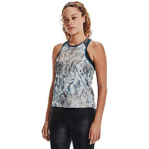 Under Armour Iso-chill Strappy Tank, Realtree Cov3 (989)/Legion Blue, Large